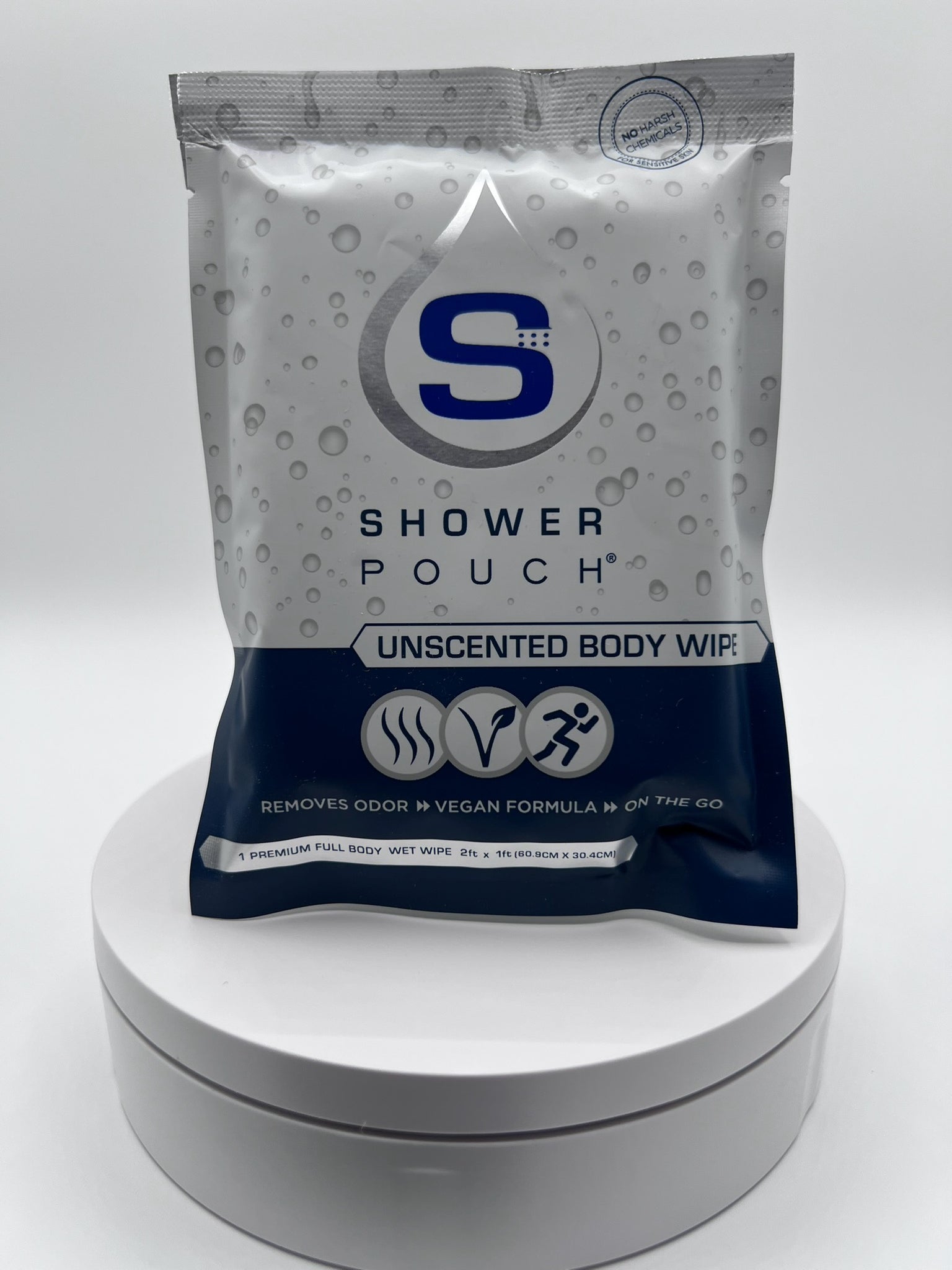 Camping Shower 15-pack Showerpouch body wipe | ShowerPouch