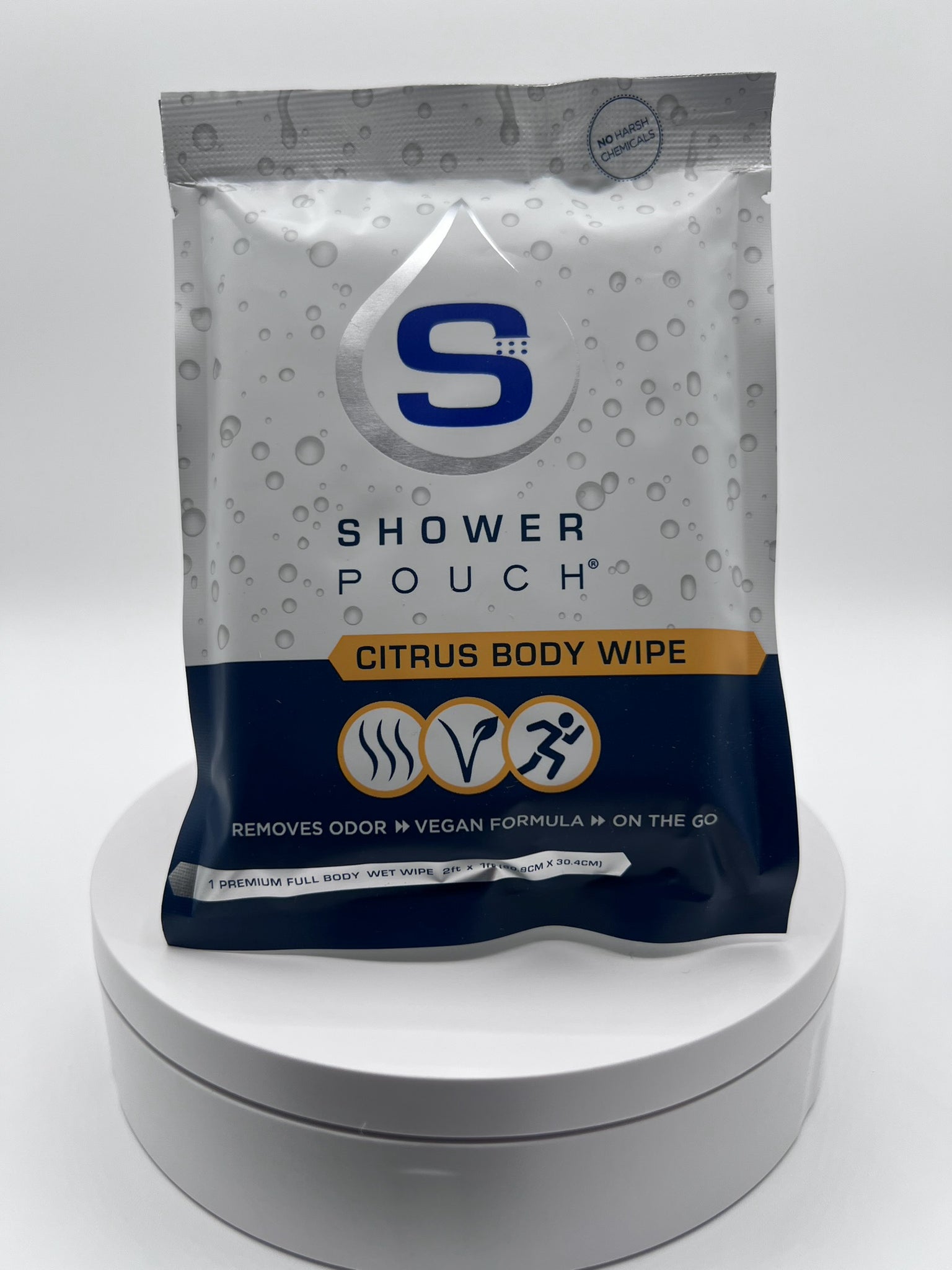 Camping Shower 15-pack Showerpouch body wipe | ShowerPouch