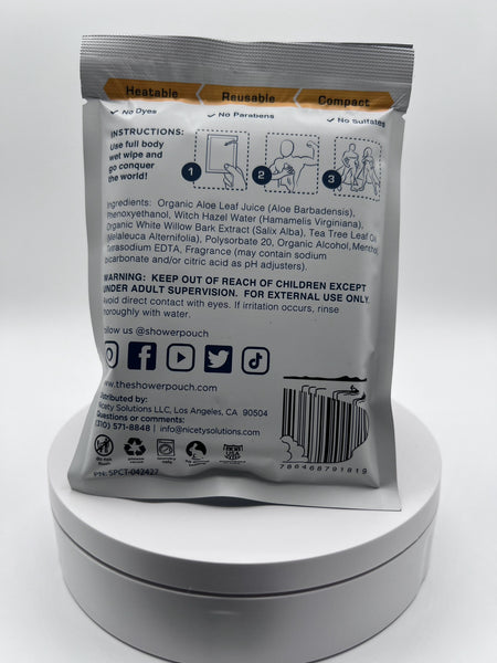 Camping Shower 10-pack Showerpouch | ShowerPouch