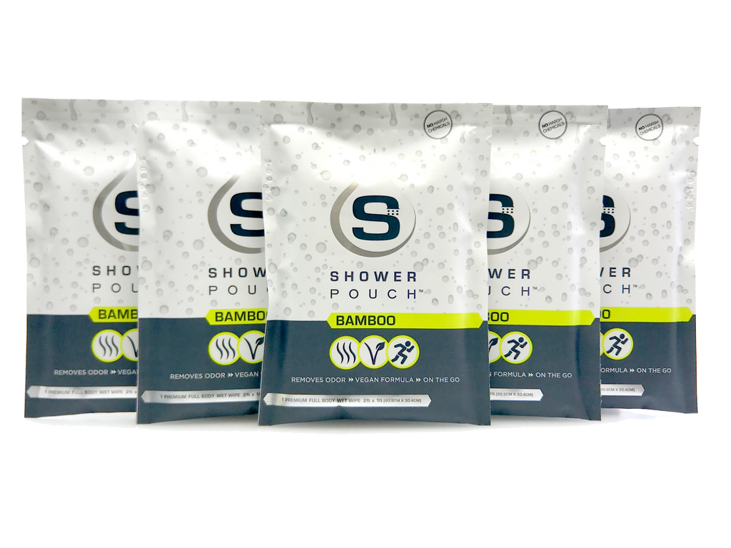 Camping Shower 5-pack Showerpouch | ShowerPouch
