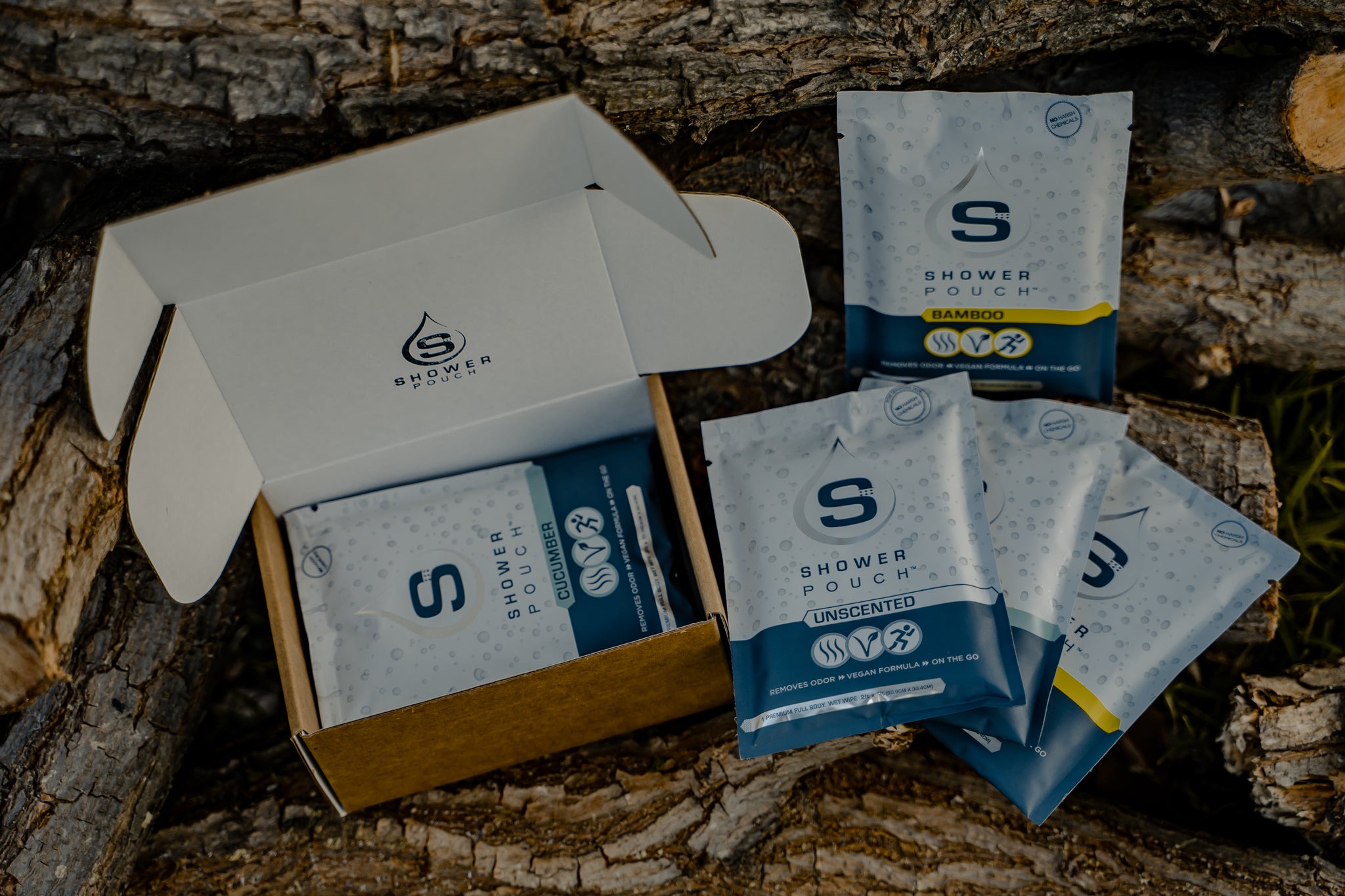 Camping Shower 5-pack Showerpouch | ShowerPouch