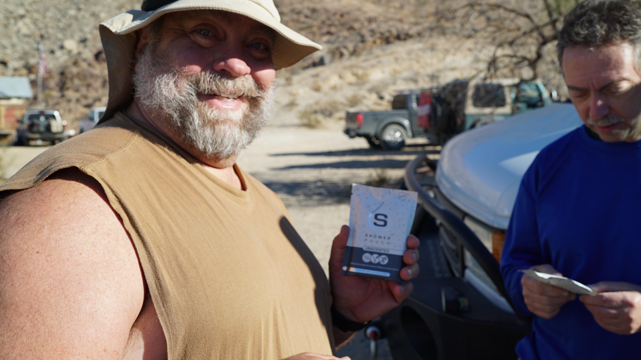 Camping Shower 15-pack Showerpouch body wipe | ShowerPouch