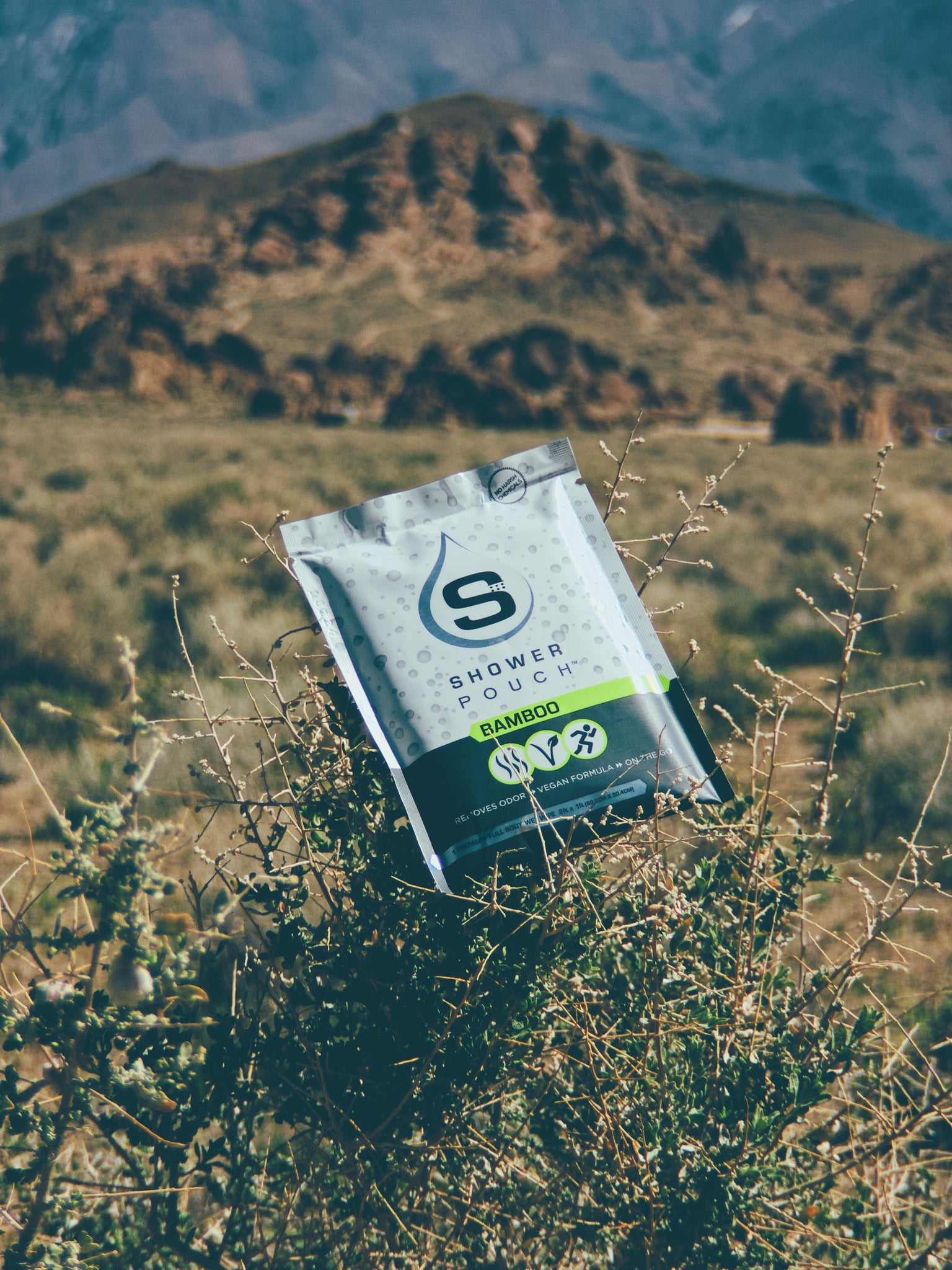 Camping Shower 15-pack Showerpouch body wipe | ShowerPouch